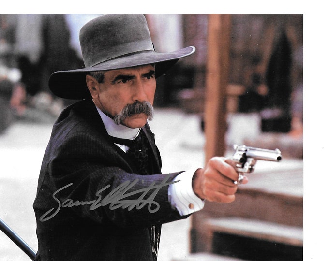 Long Time Talented Actor SAM ELLIOTT Signed 8x10 Movie Scene Photograph ...