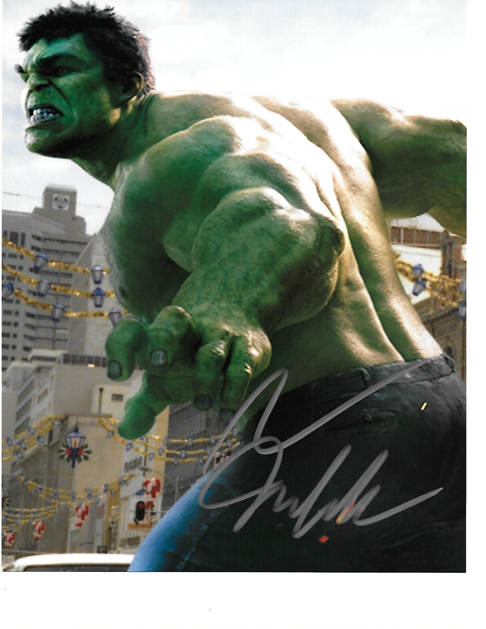Actor MARK RUFFALO Action Packed Cool Autographed 8x10 Photograph - Etsy