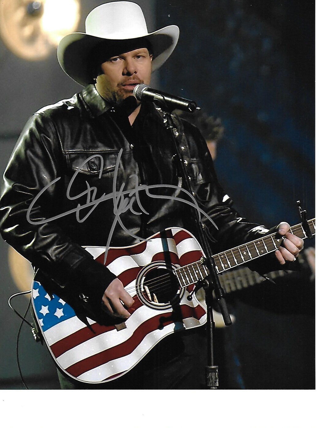 Country Music Great Singer and Songwriter TOBY KEITH Nice Signed 8x10 ...