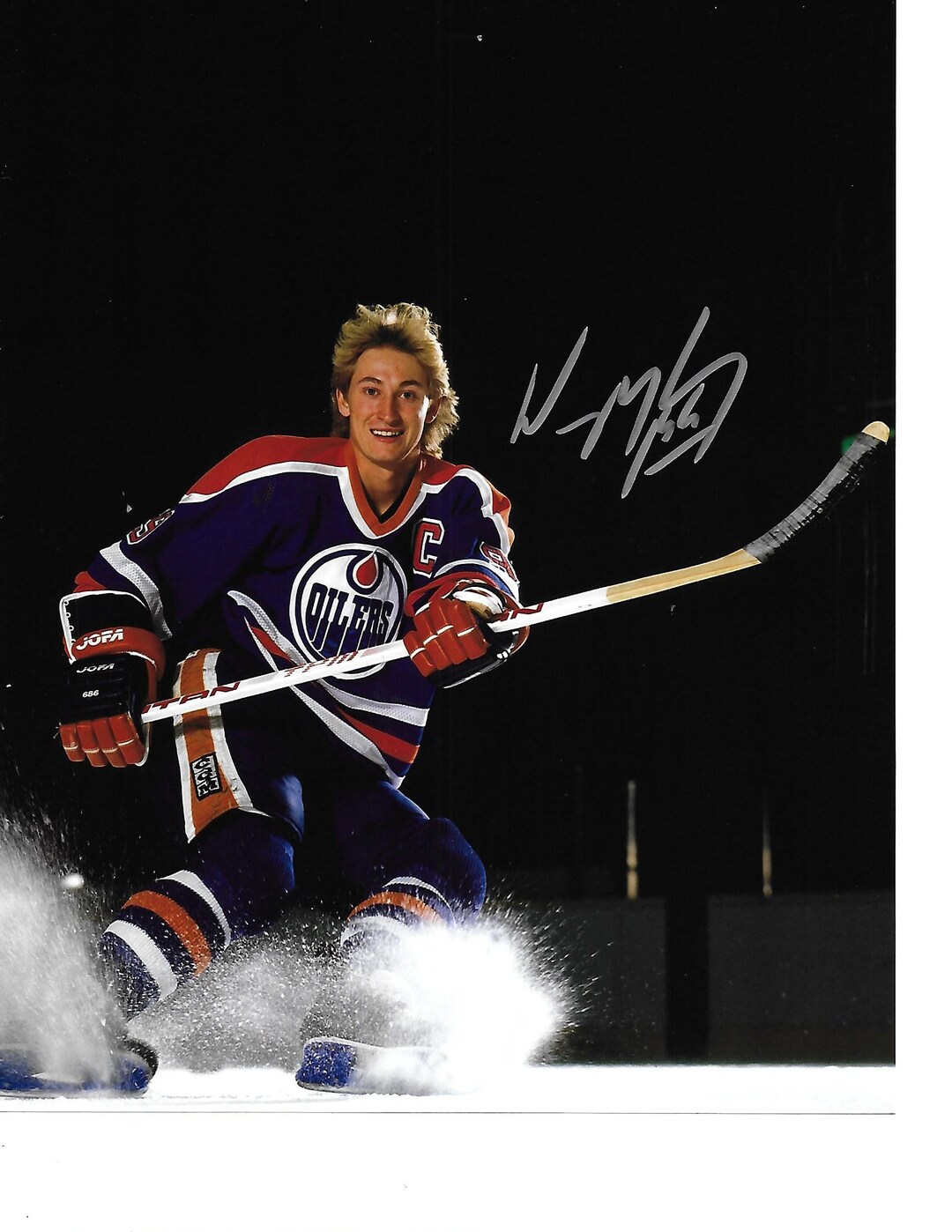 Hall of Fame Hockey Super Star the GREAT One Super Nice Signed 8x10 ...