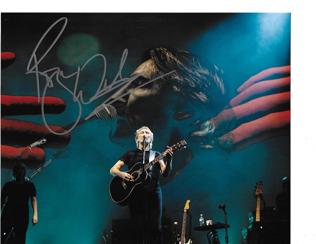 Legendary "floyd" Musician ROGER WATERS Autographed Super 8x10 Pic - Etsy