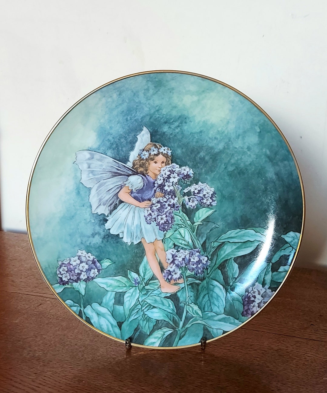 The Heliotrope Fairy Flower Fairies Plate by Cicely Mary - Etsy UK