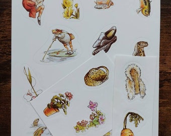 Beatrix Potter Stickers - Etsy UK