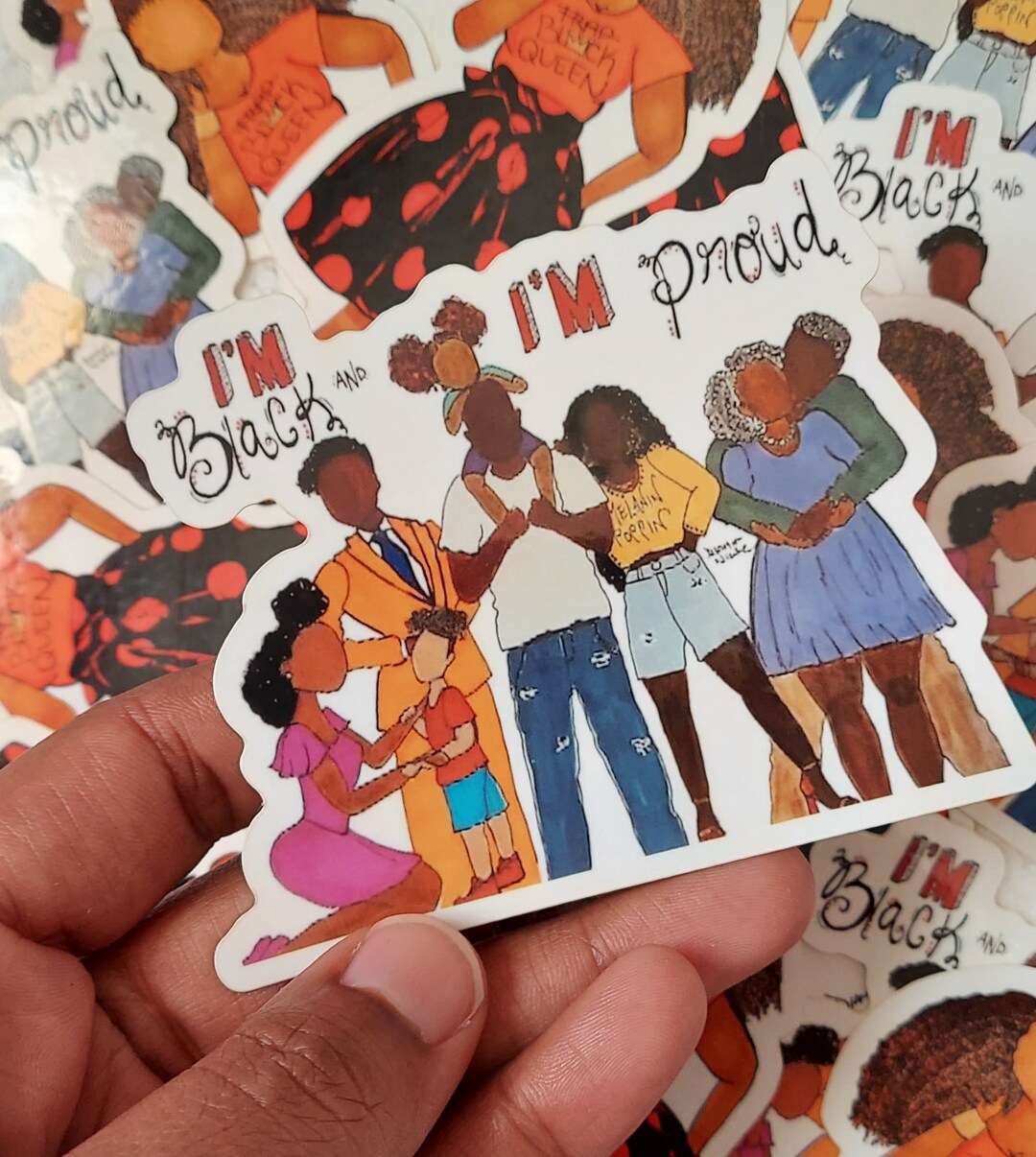 Black is Beautiful Sticker Set - Etsy