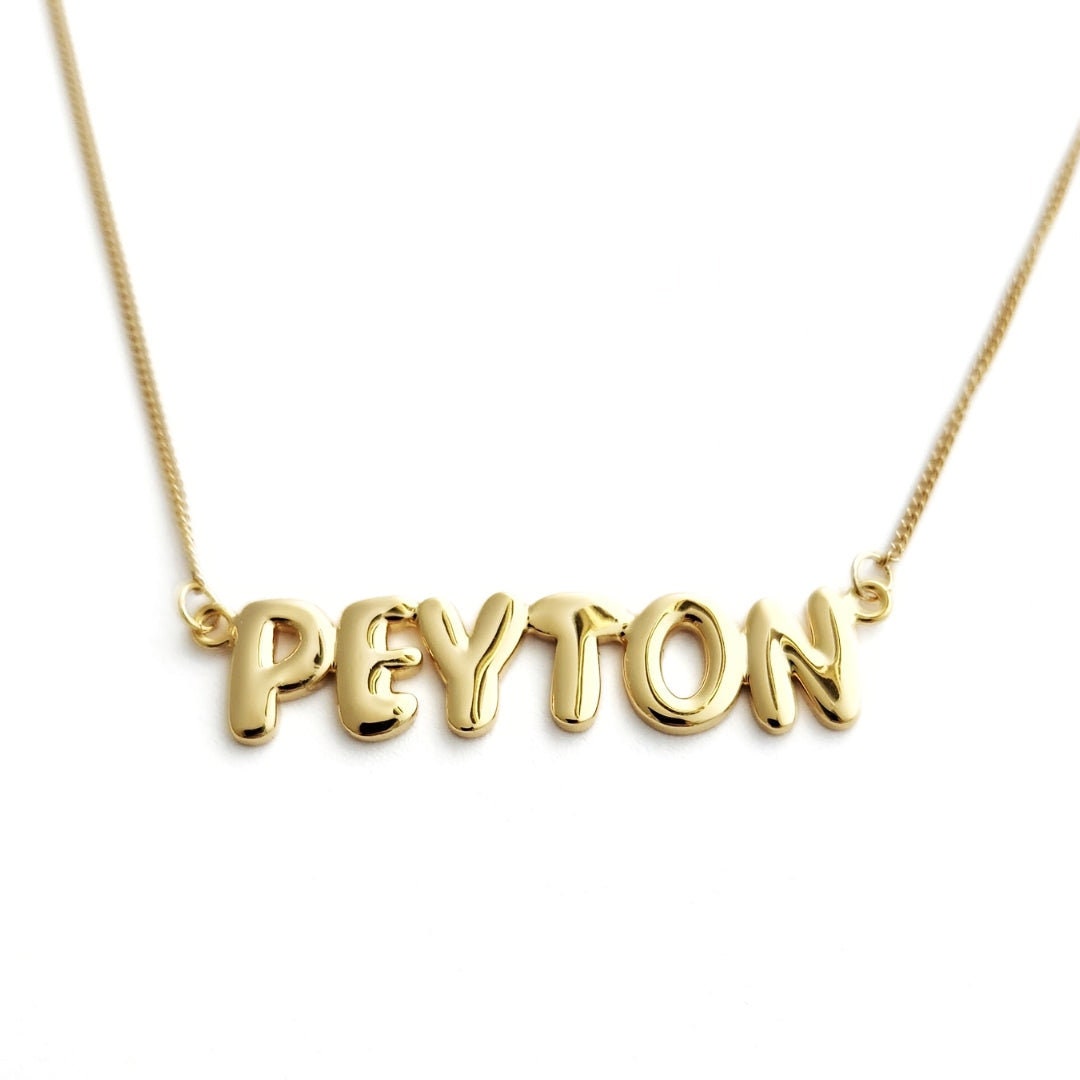 Peyton Personalized Name Necklace - Etsy