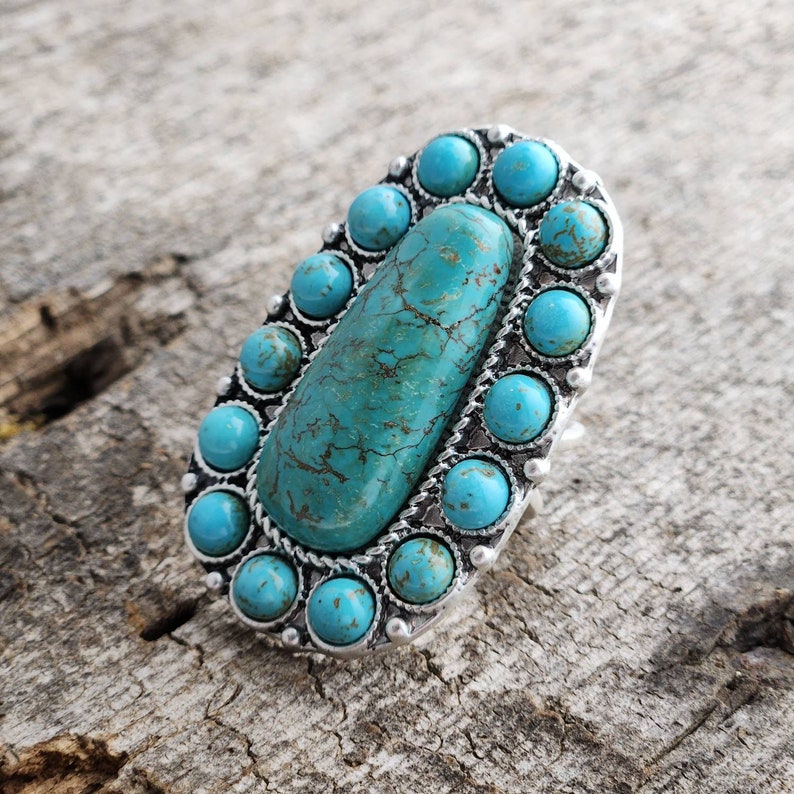 Dallas Turquoise Ring - Etsy