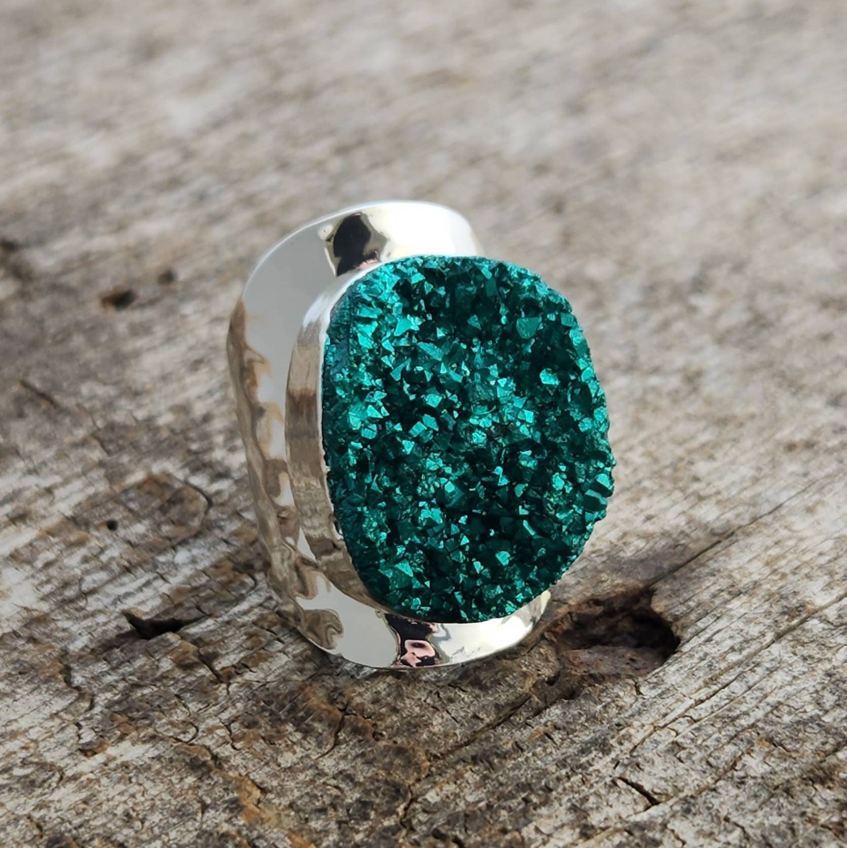 Merlin Druzy Ring - Etsy
