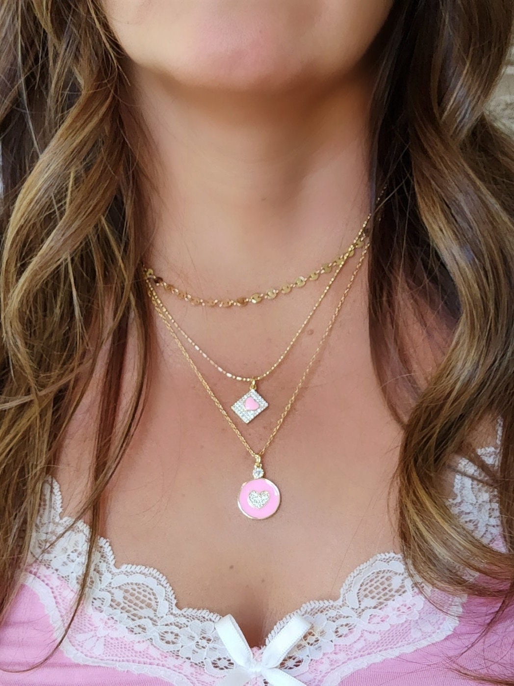 Amore Charm Necklace - Etsy