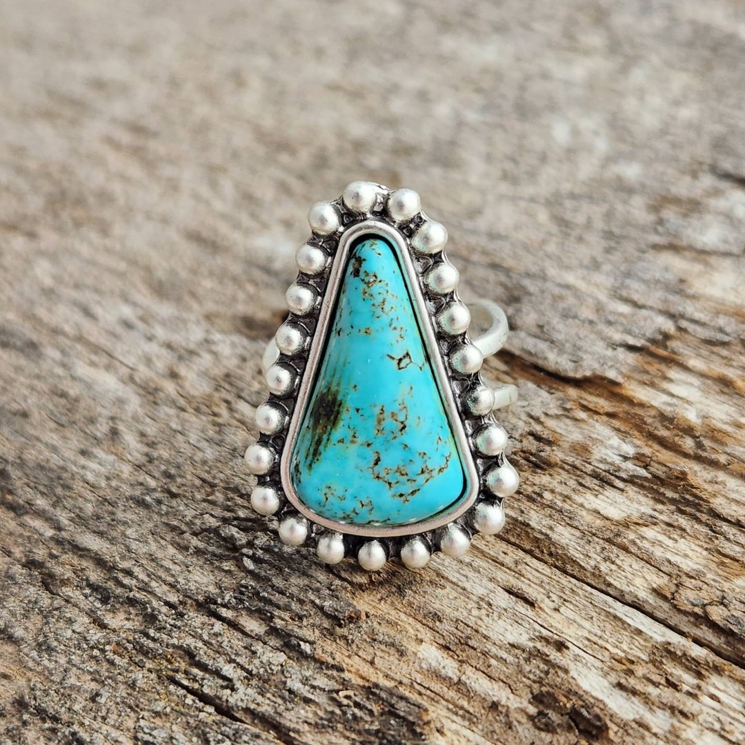Apache Turquoise Ring - Etsy
