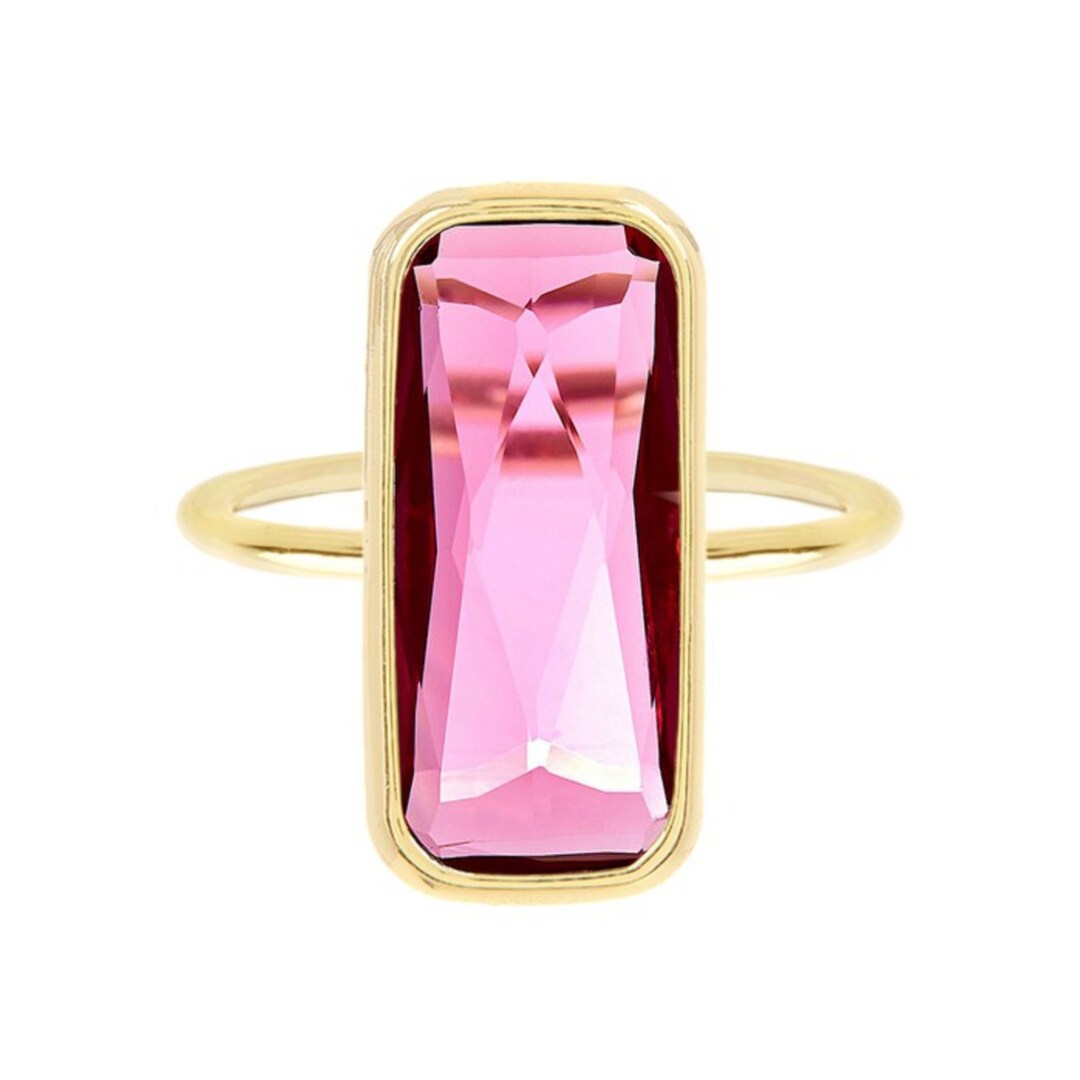 Watermelon Gemstone Ring - Etsy