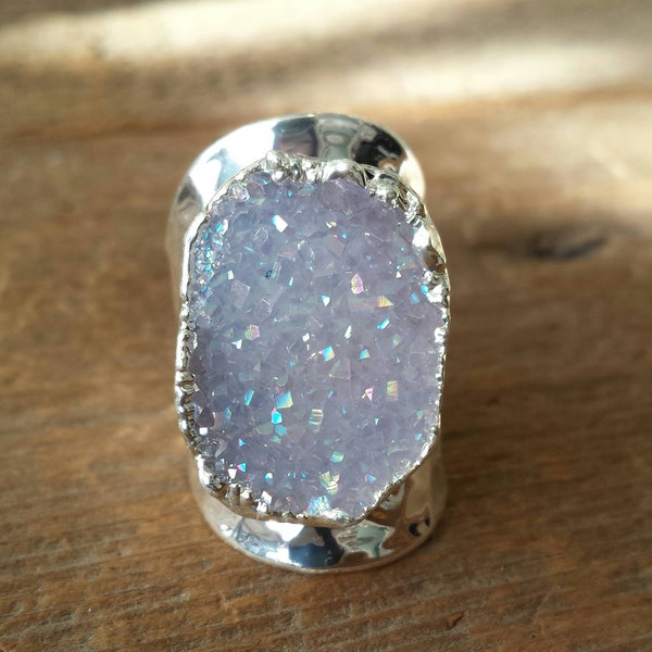 Druzy Ring - Etsy