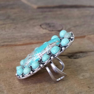 Dallas Turquoise Ring - Etsy
