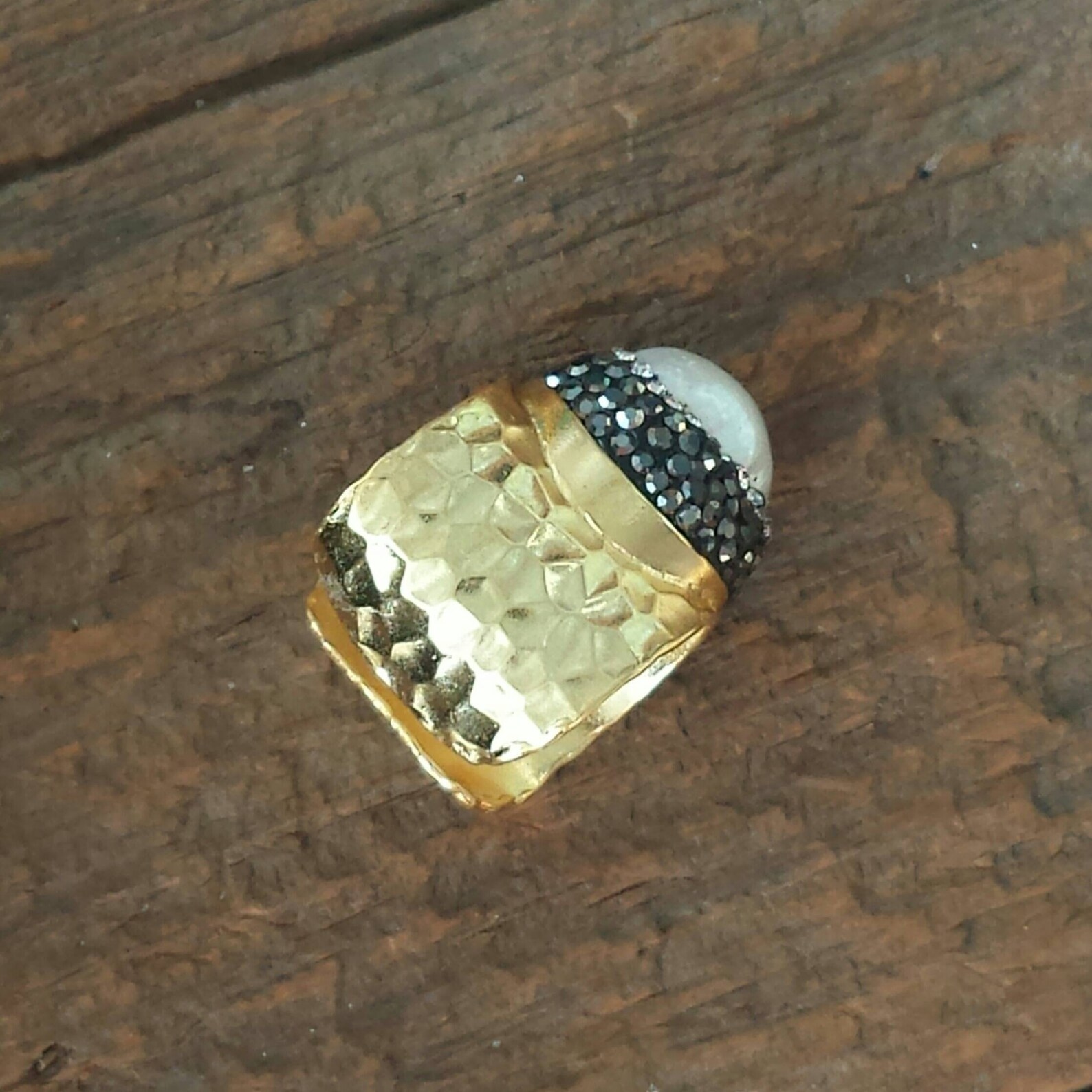 Pearl Cigar Ring - Etsy