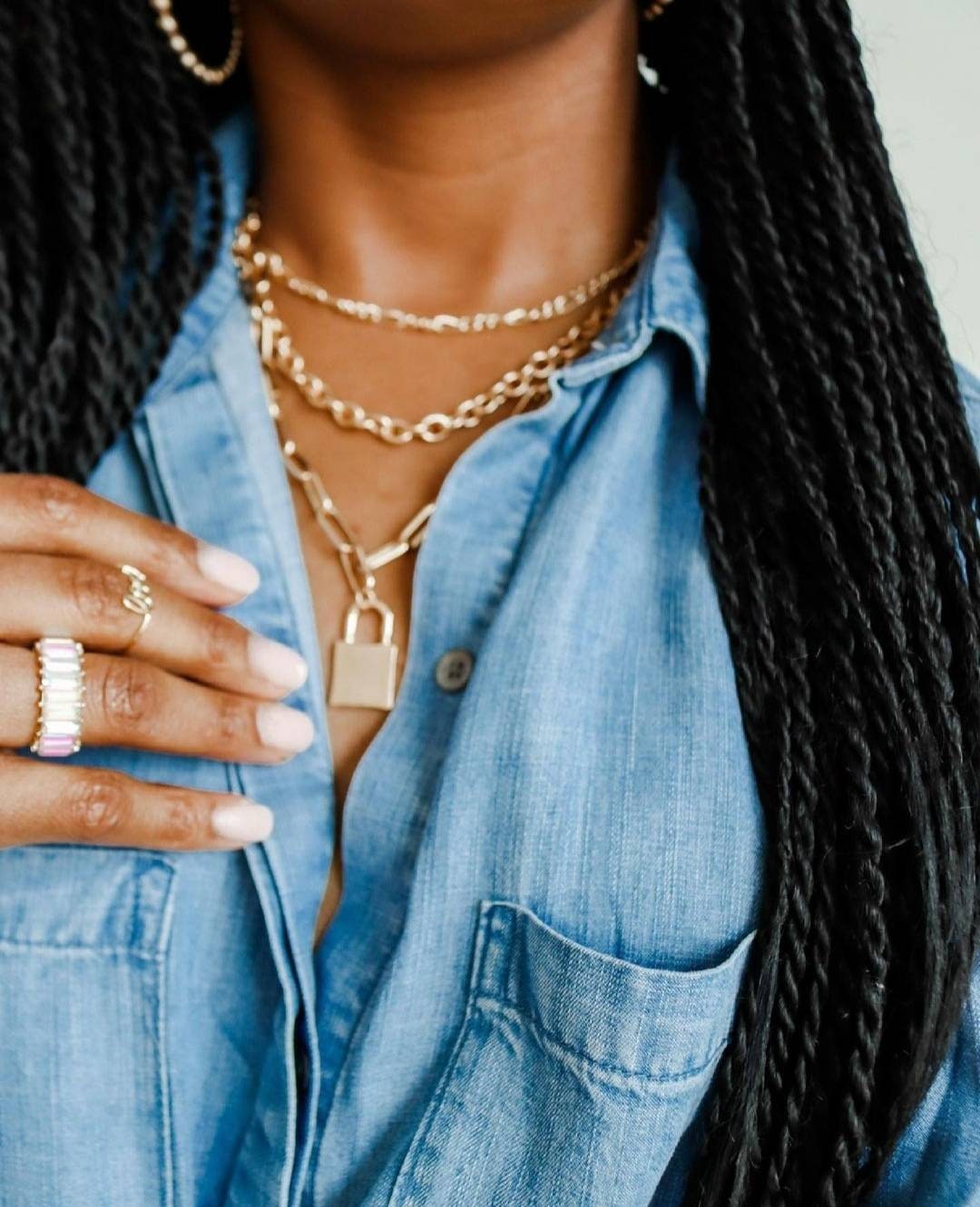 Lock Necklace - Etsy