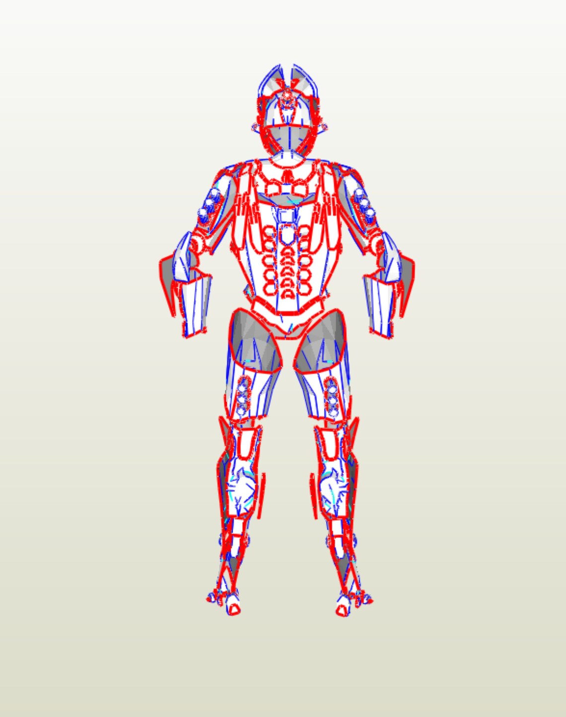 Interceptor Armor Suit DIY Blueprints | Etsy