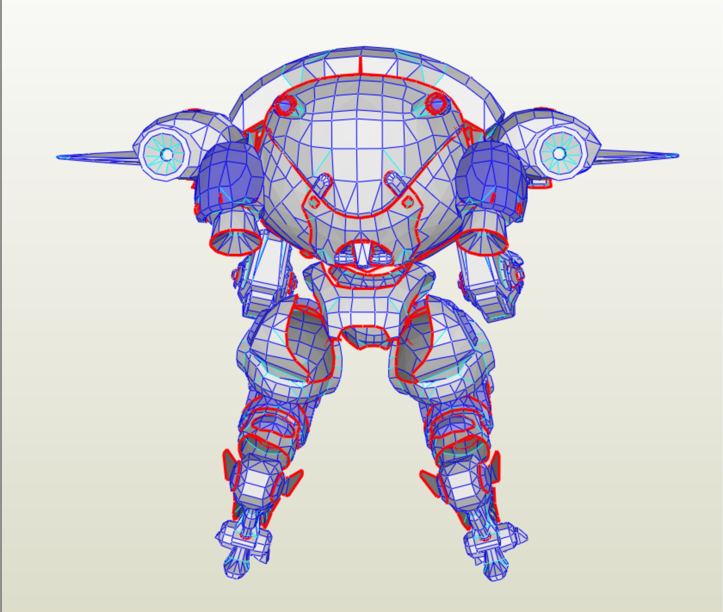 D.va Robot Pepakura Eva Foam Templates - Etsy Australia