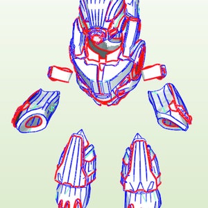 Infinite Grunt Pepakura EVA Foam Templates - Etsy