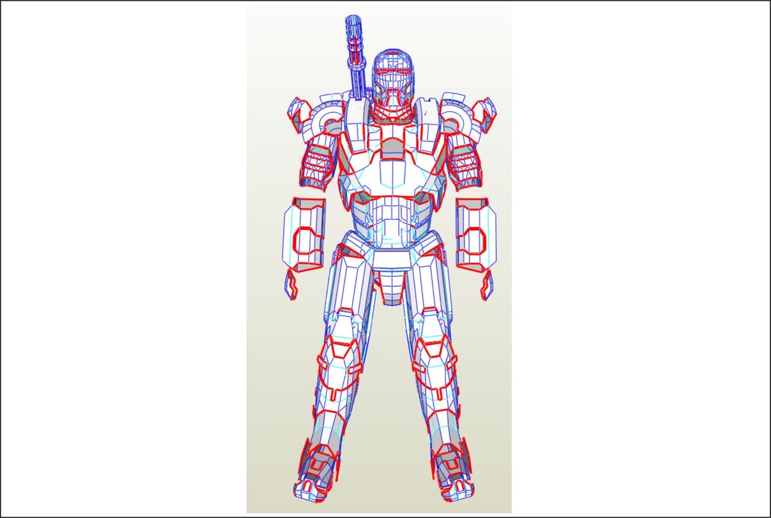 Warmachine Armor Suit Patterns for EVA Foam Build - Etsy