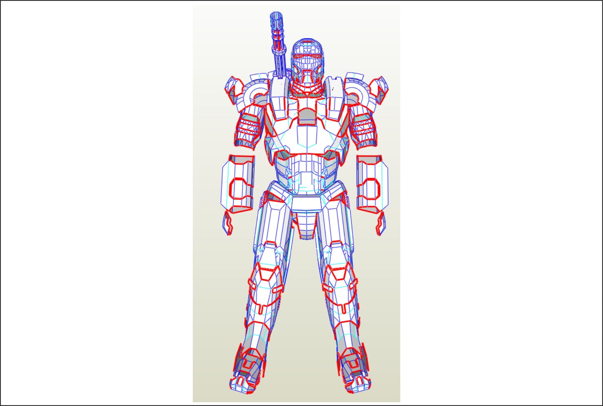 War Machine Armor Blueprints