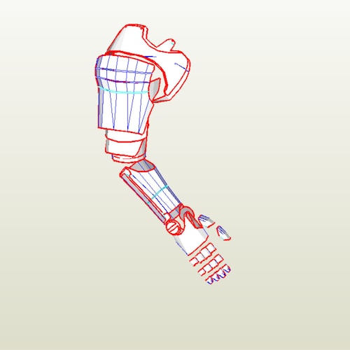 Edward Elric's Bionic Arm Pepakura Eva Foam Templates - Etsy