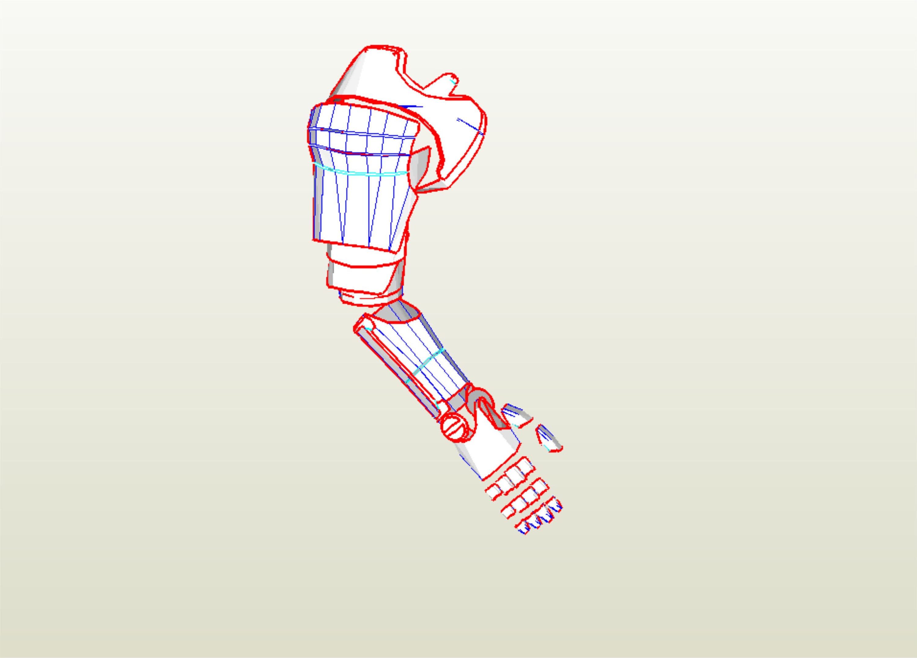 Edward Elric's Bionic Arm Pepakura Eva Foam Templates - Etsy