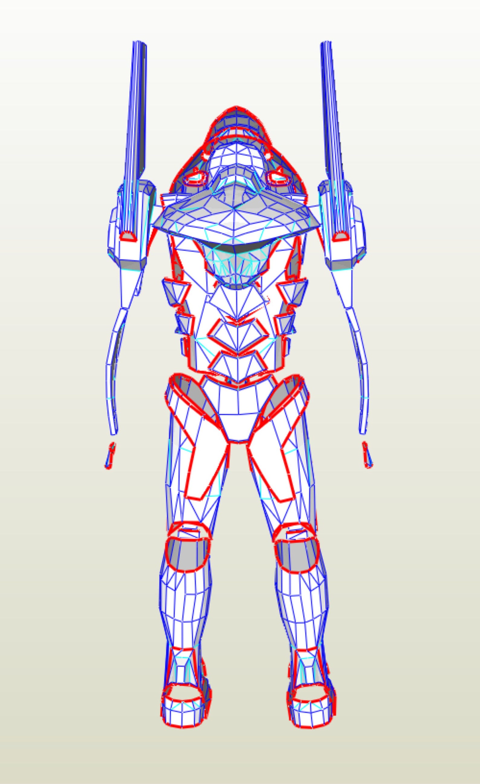 EVA 01 Evangelion Body Armor Foam Templates - Etsy