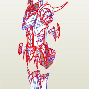 Black Luster Soldier Pepakura Eva Foam Templates (Download Now) - Etsy