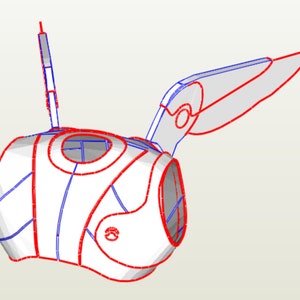 Baymax Hero 6 Body Armor Pepakura EVA Foam Digital Templates - Etsy