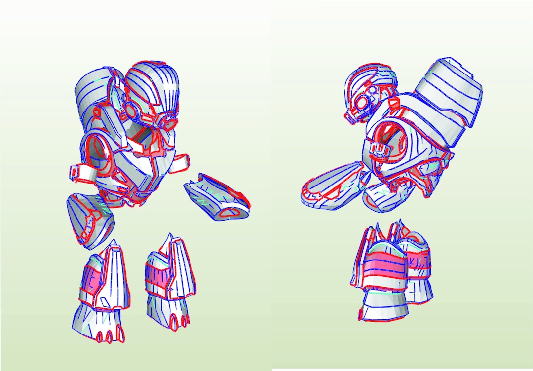 Infinite Grunt Pepakura EVA Foam Templates - Etsy