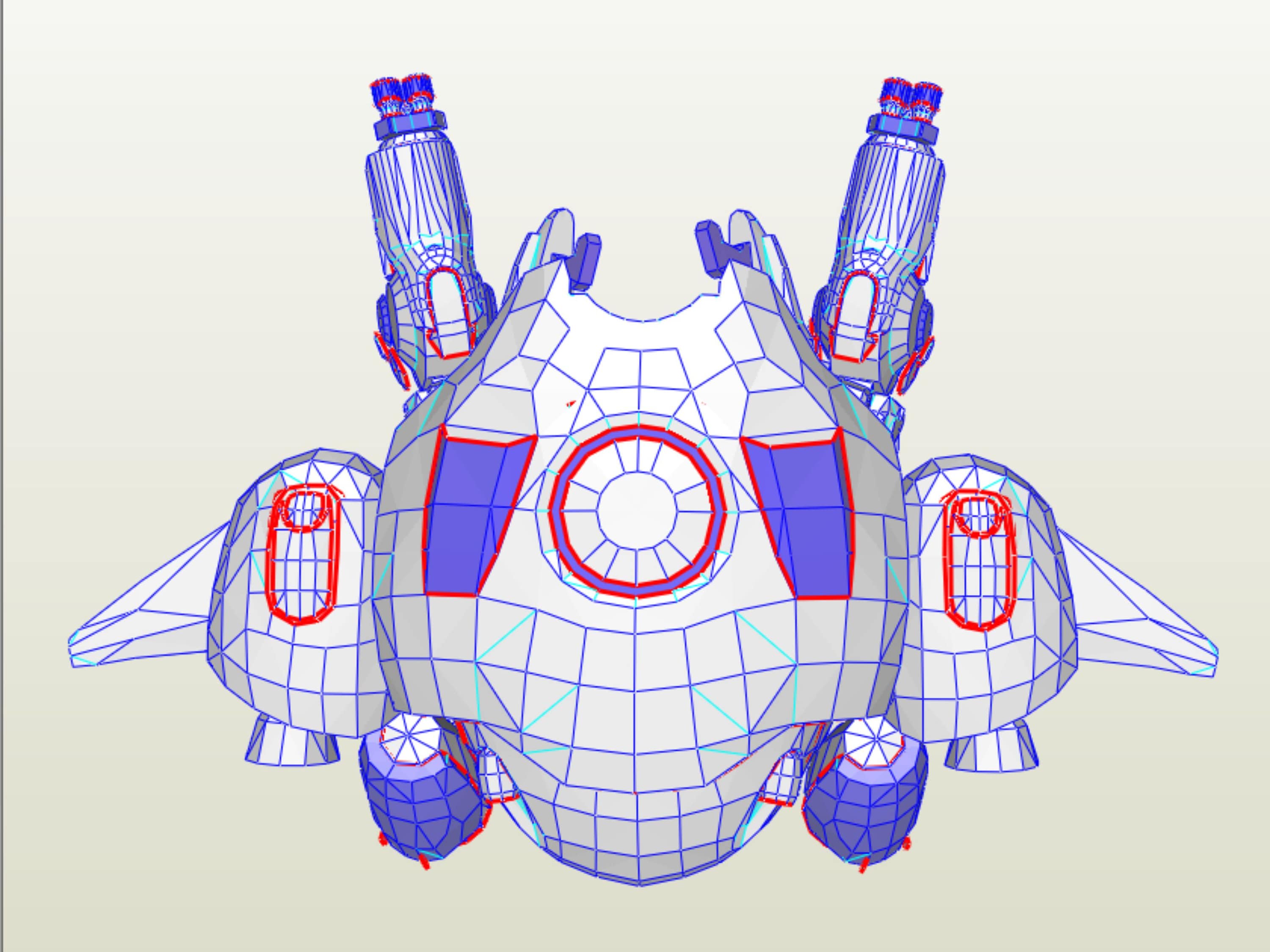 D.Va robot pepakura eva foam templates | Etsy