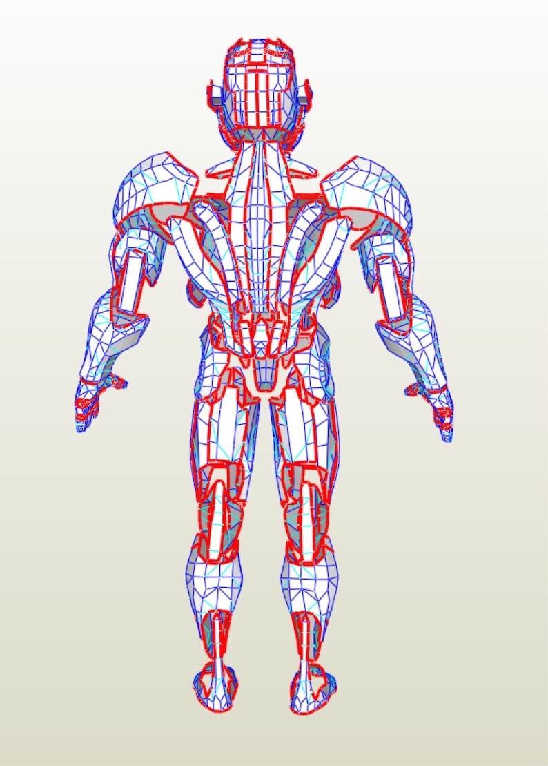 Ultronprime Body Armor Pepakura Eva Foam Templates Etsy