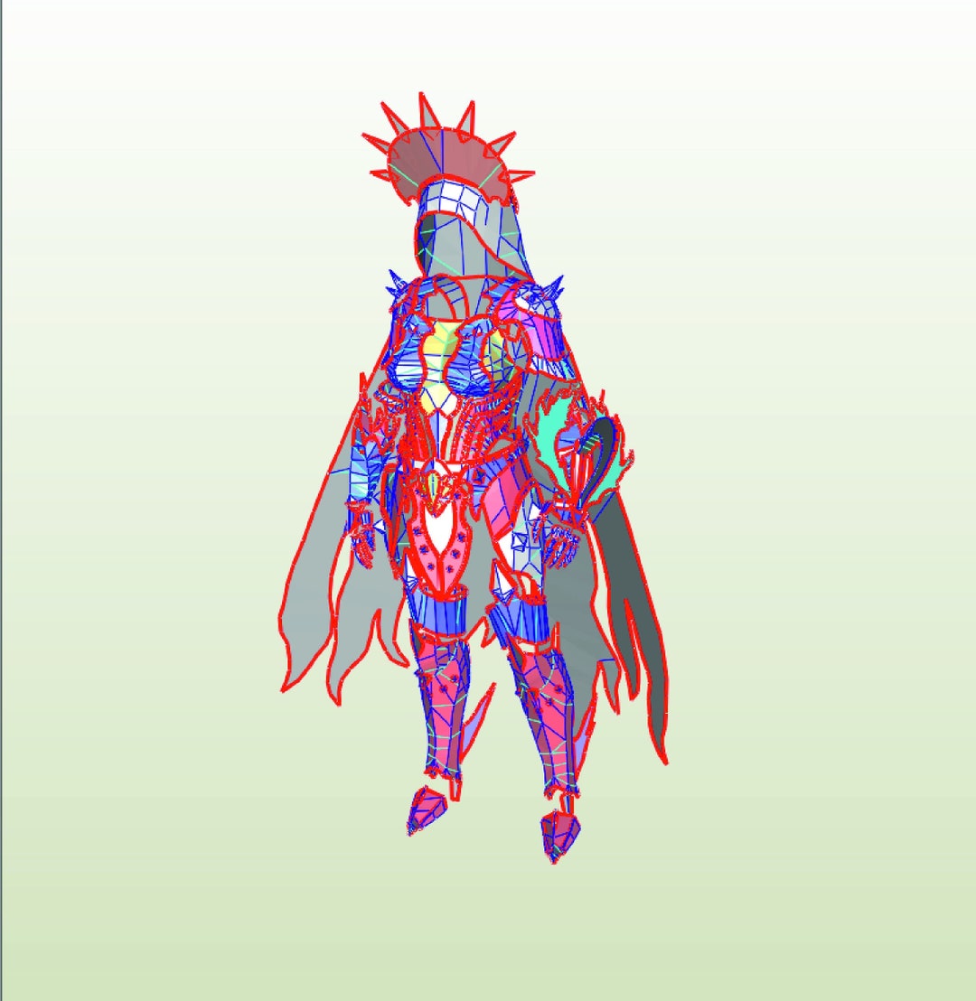 Xeno Jiiva Female Body Armor Digital Templates for Eva Foam - Etsy