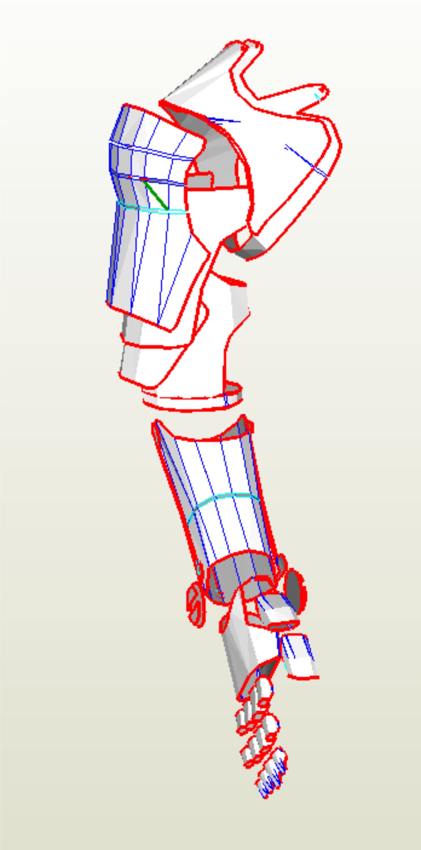 Edward Elric's Bionic Arm Pepakura Eva Foam Templates - Etsy Singapore