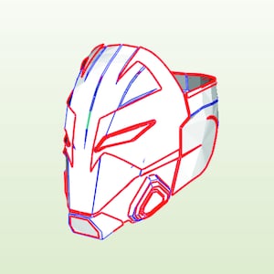 Prowler Mask Across the Spider-verse Papekura Eva Foam Digital ...