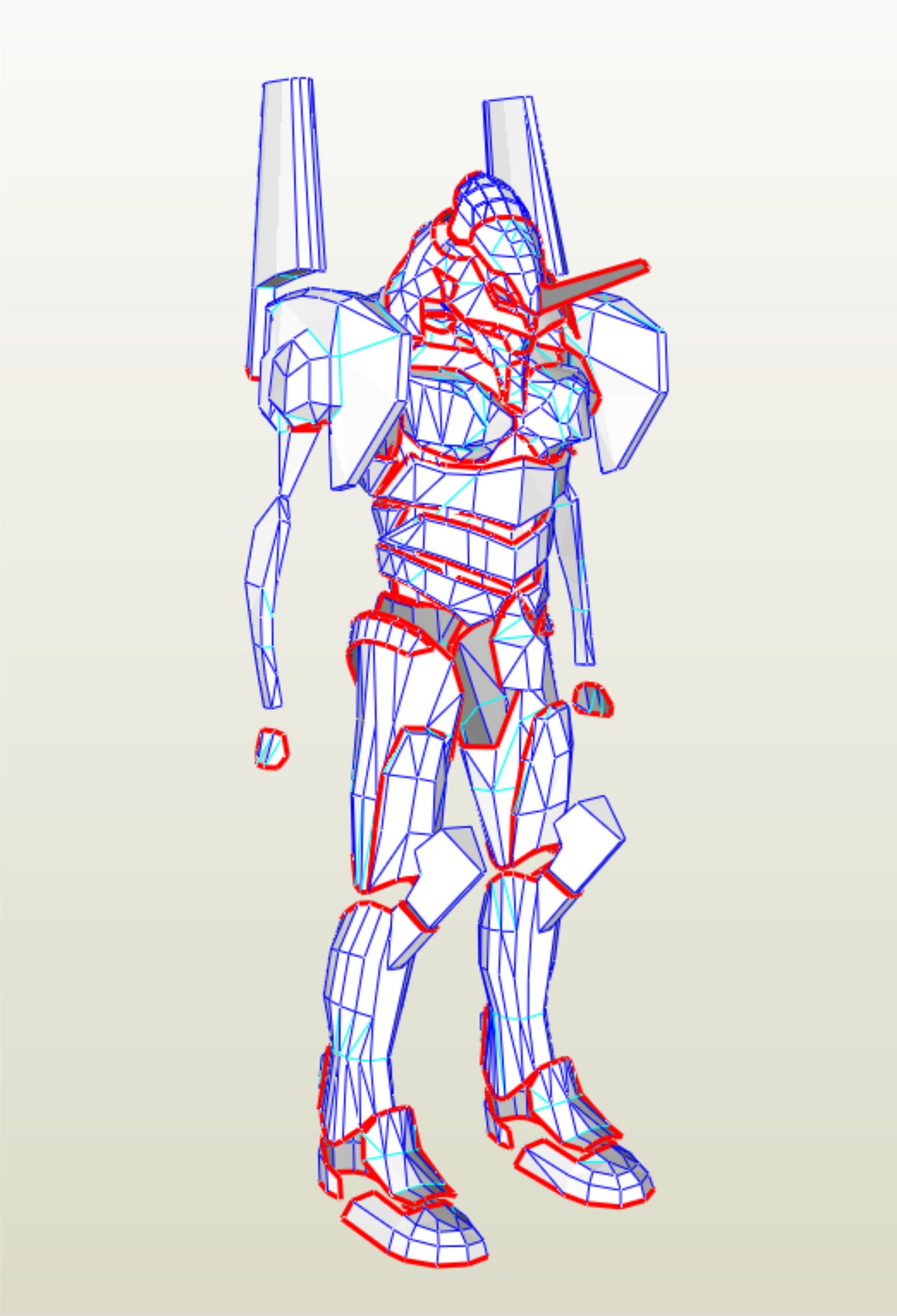 EVA 01 Evangelion Body Armor Foam Templates - Etsy