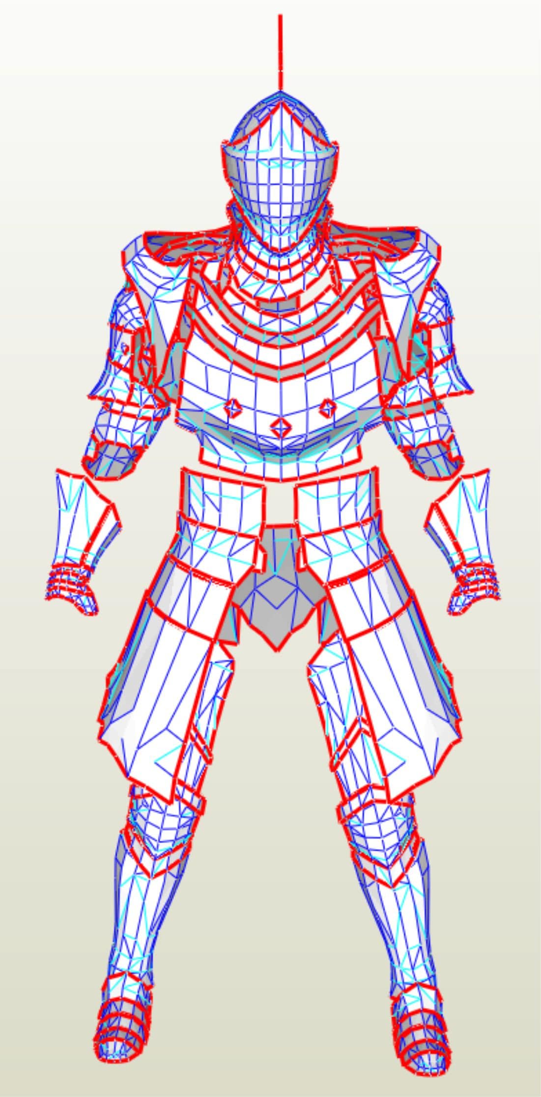 Darkmoon Knightess EVA Foam Pepakura Body Armor Blueprints to Build ...
