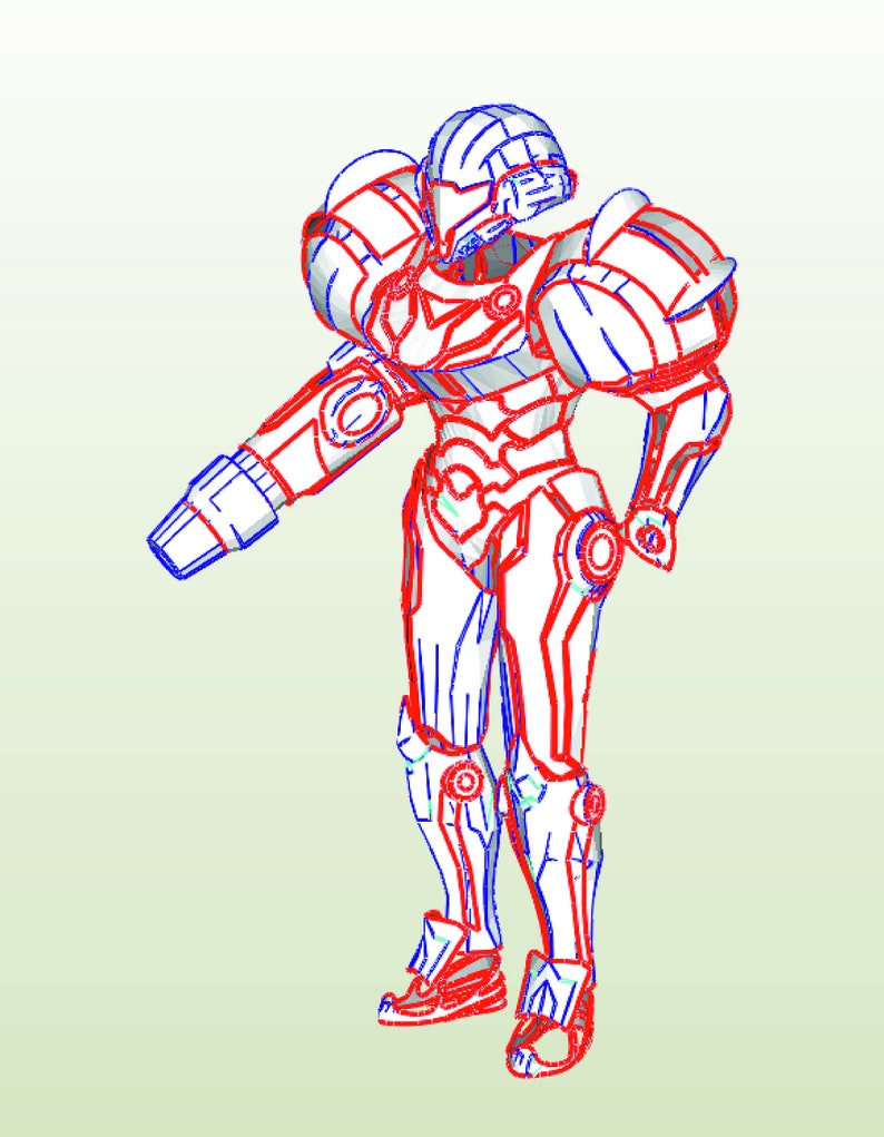 Samus Aran Body Armor EVA Foam PDF, PDO Digital Templates - Etsy