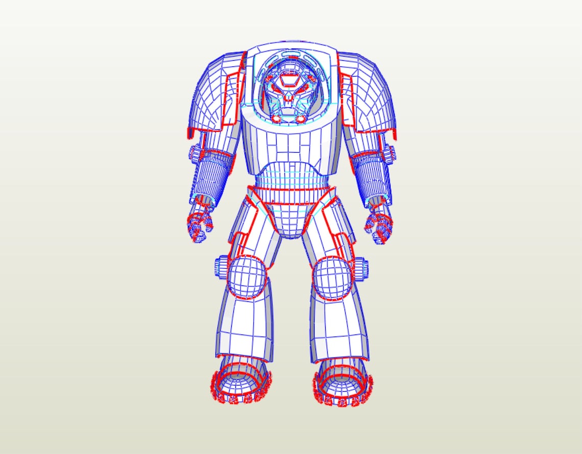 Space marine terminator patterns pepakura - scubadsae