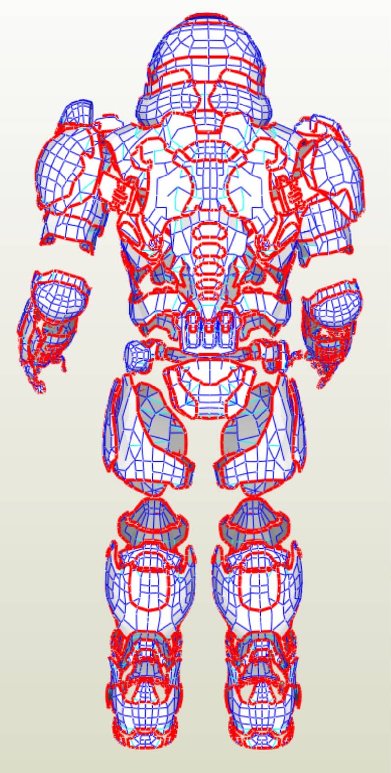 EVA Foam Doomguy Body Armor Pepakura Templates to Build Your - Etsy Canada