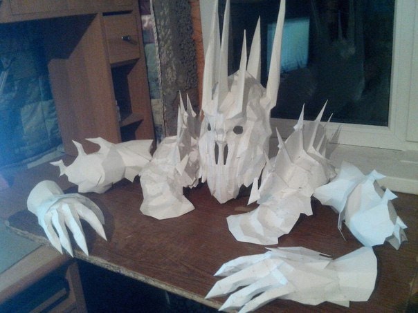 LOTR Sauron Armor Suit Wearable Replica Pepakura Patterns to - Etsy