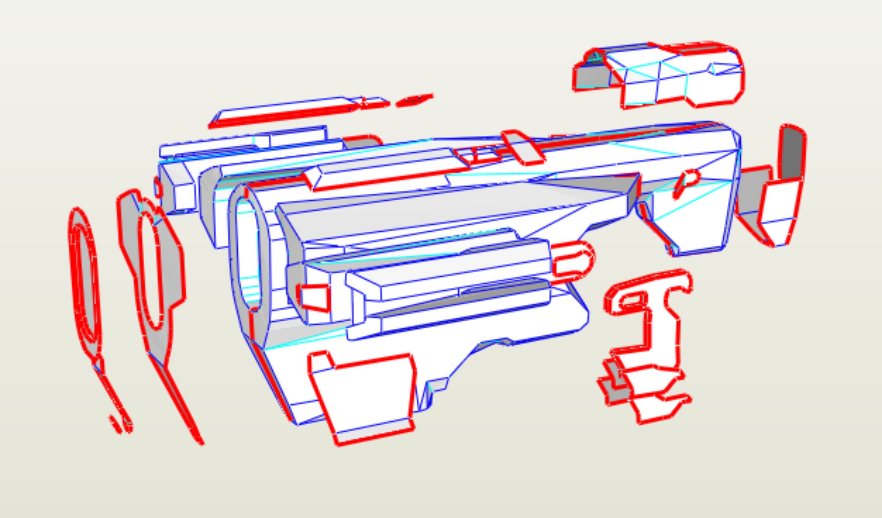 BFG Rifle Pepakura Eva Foam Templates - Etsy Canada