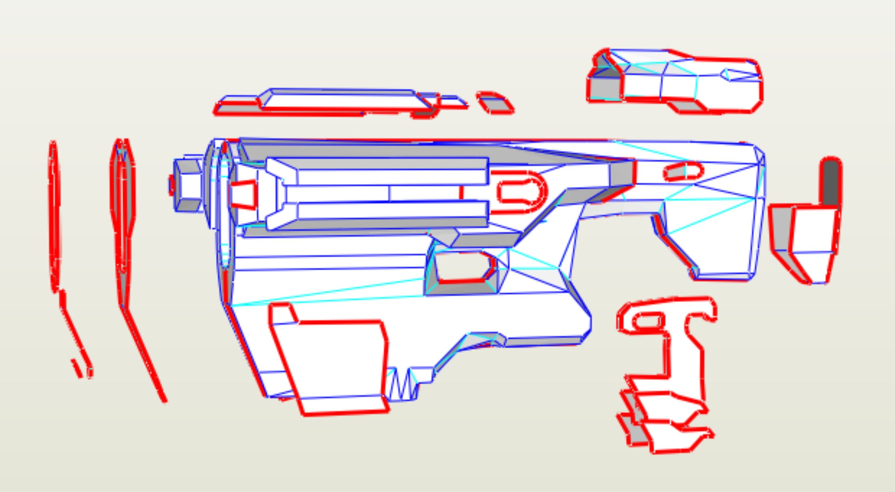 BFG Rifle Pepakura Eva Foam Templates - Etsy Canada
