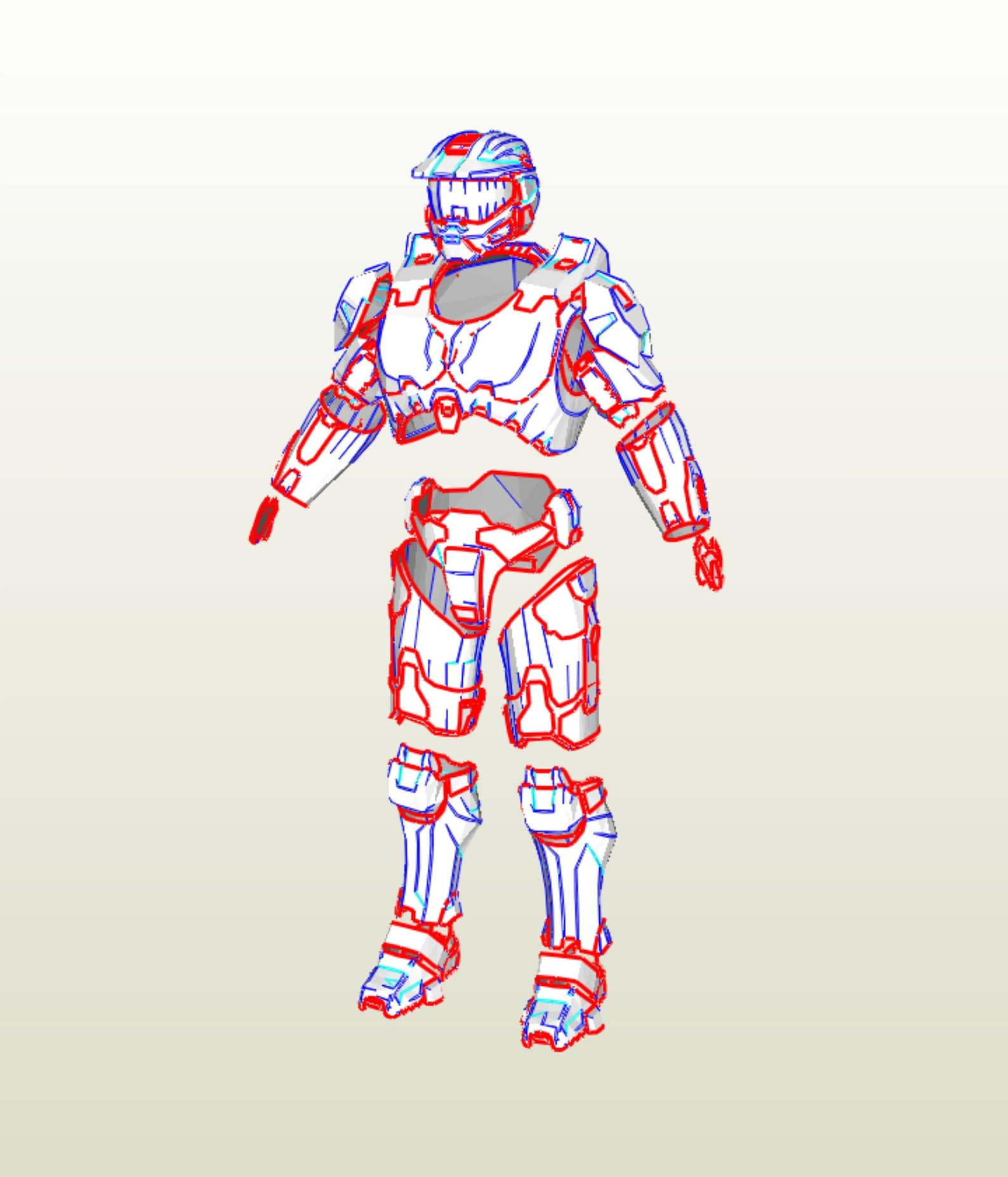 Master Chief Infinite Armor Suit: EVA Foam Pepakura PDF Templates - Etsy