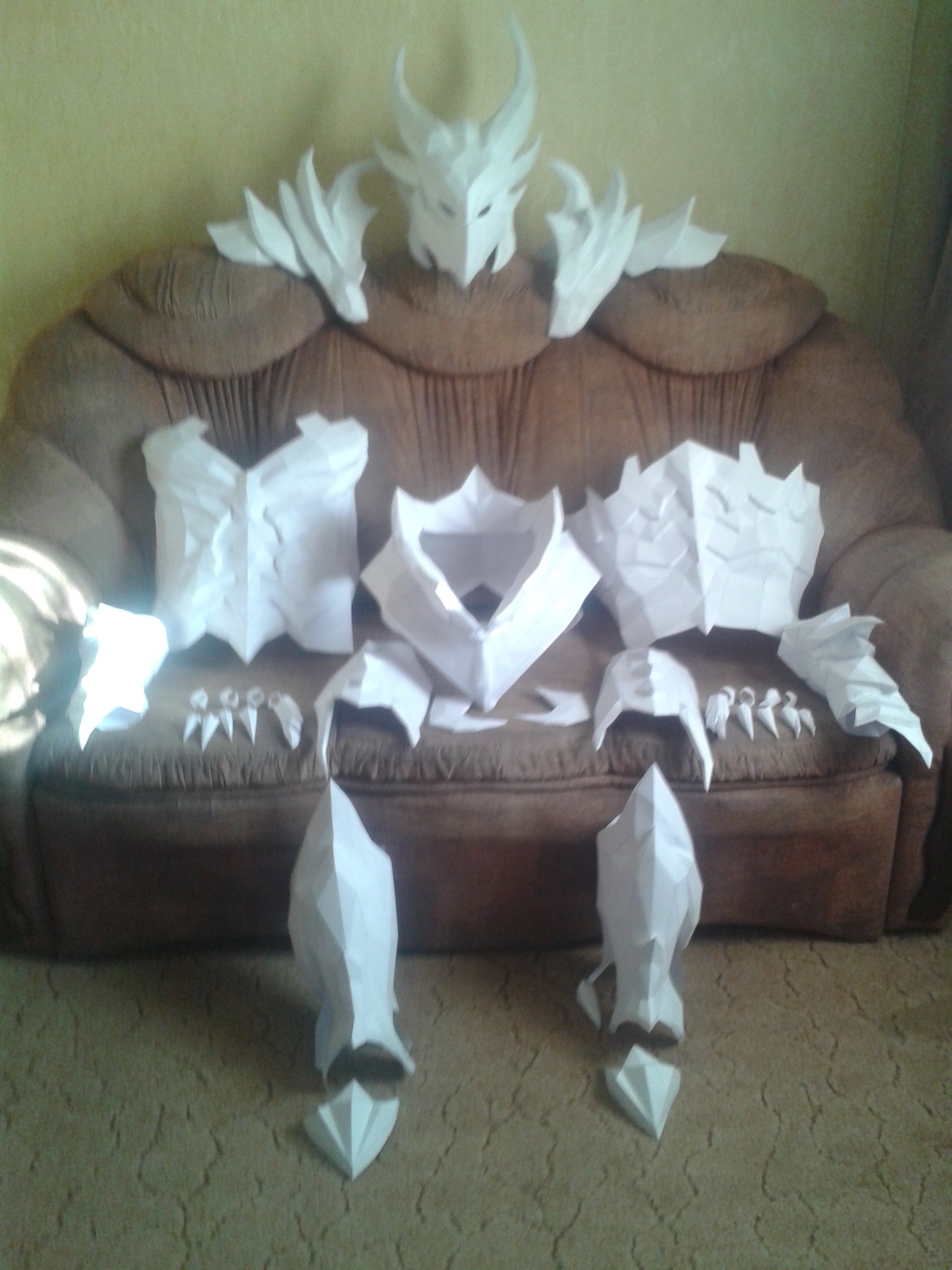 Daedric Armor Cospaly Replica Pepakura Paper Set to Build Your - Etsy