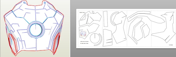 Iron Man Mark 42 Armor Blueprints