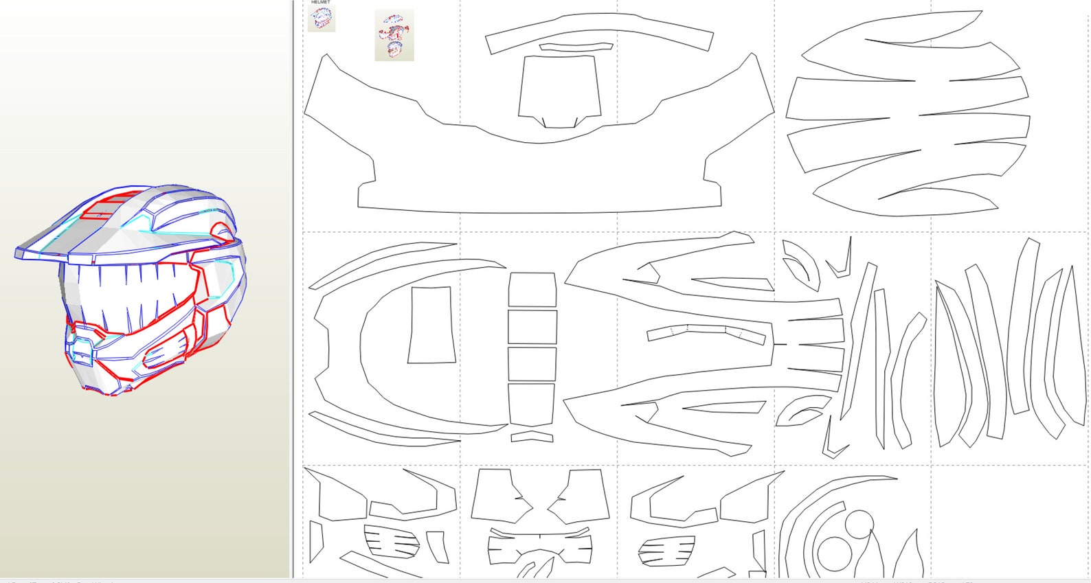 Master Chief Infinite Armor Suit: EVA Foam Pepakura PDF Templates - Etsy