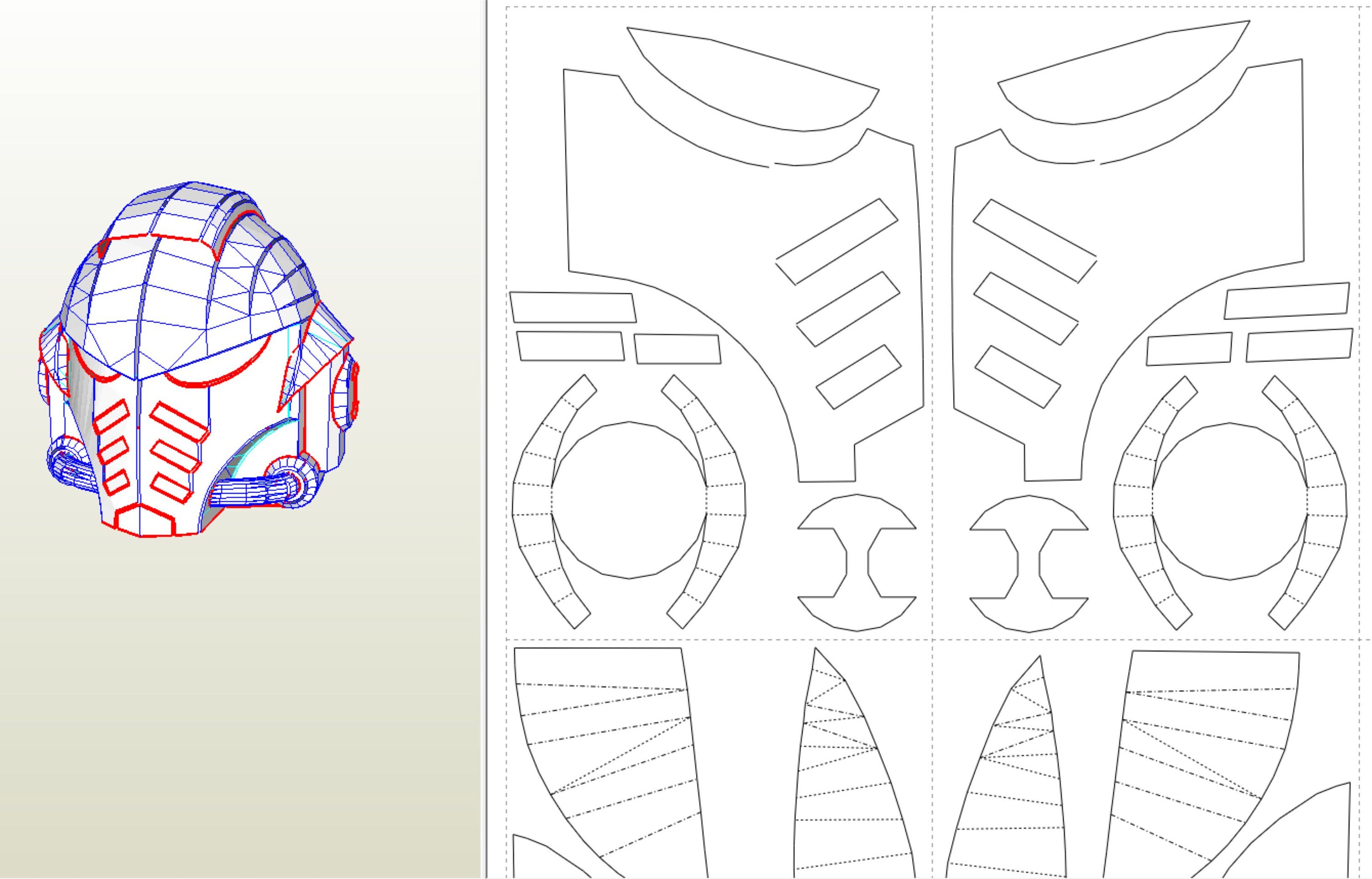 Space Marine Space Wolves Pepakura EVA Foam Templates - Etsy