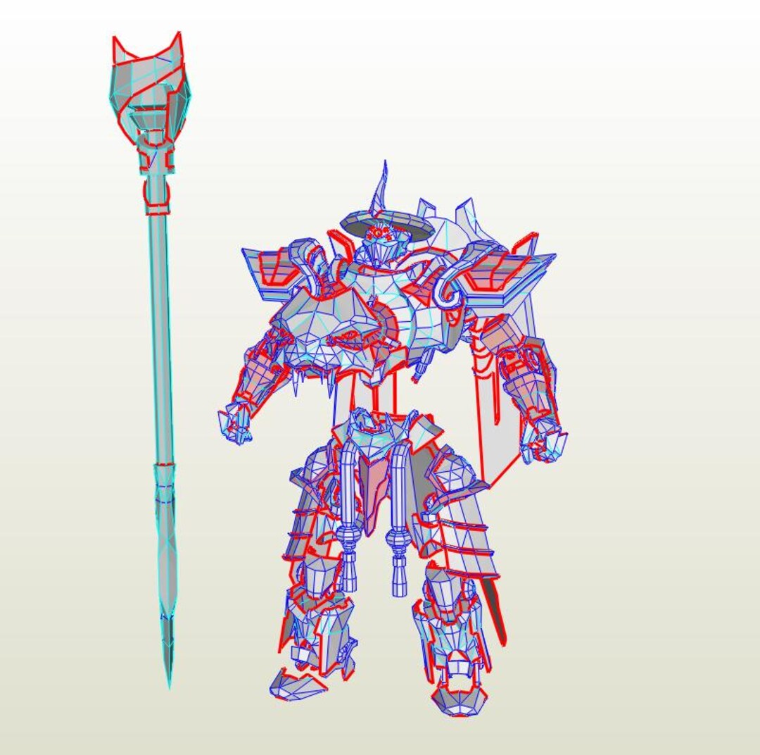 Mecha Kingdom Jax Digital Eva Foam Templates - Etsy