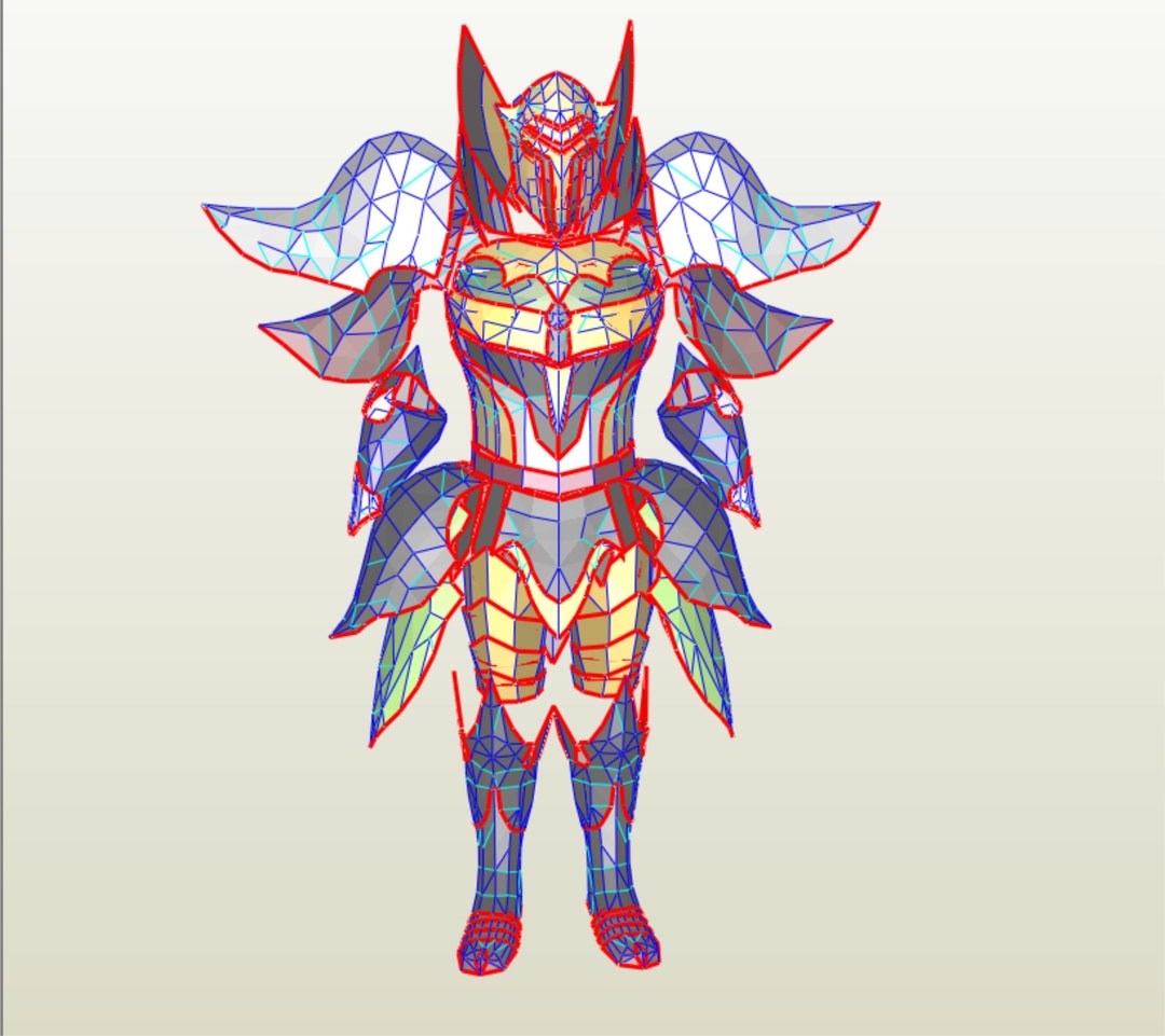Monster Hunter Lavasioth Body Armor Eva Foam Templates - Etsy