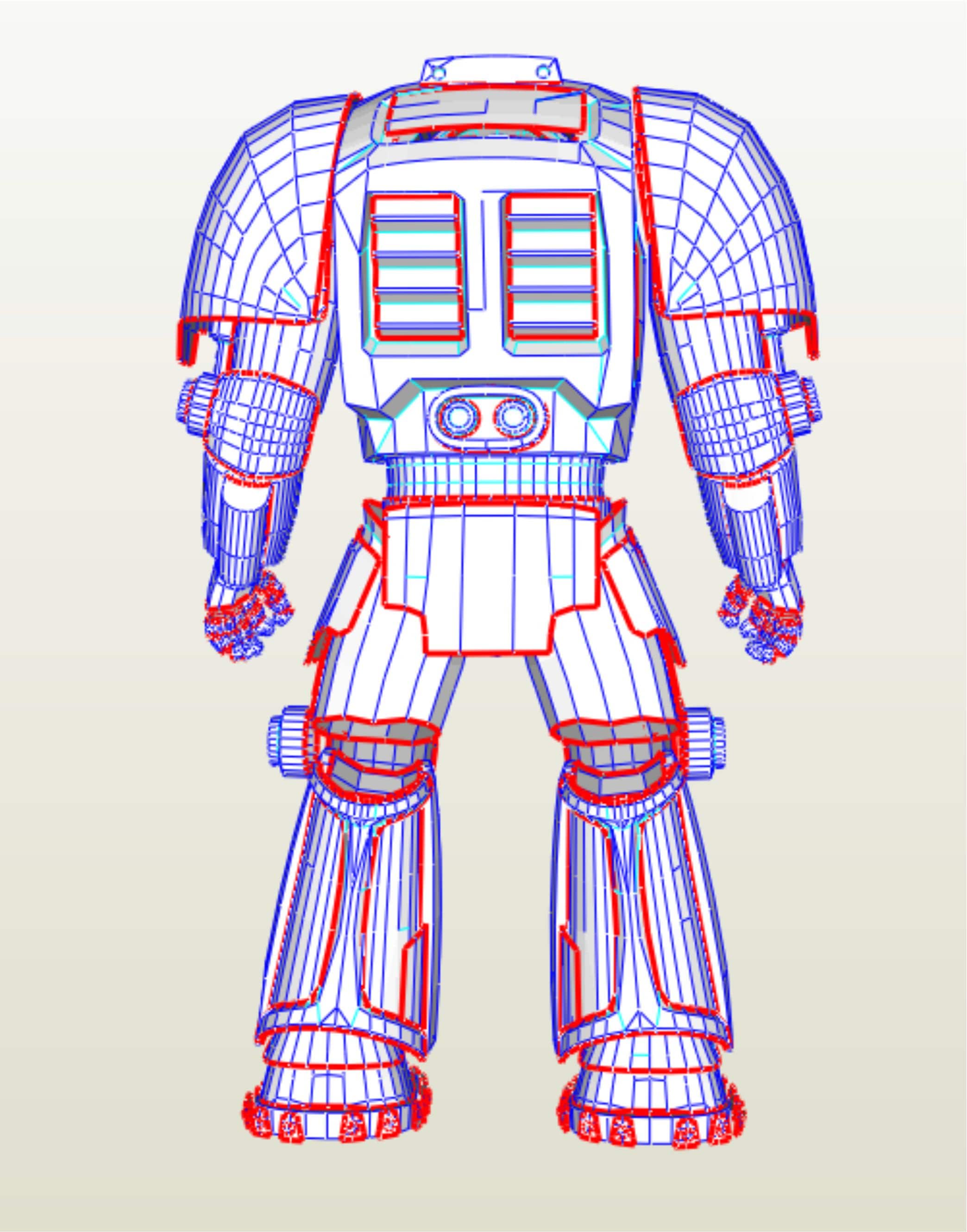 Terminator War Hammer 40kbody Armor Pepakura Eva Foam | Etsy Canada